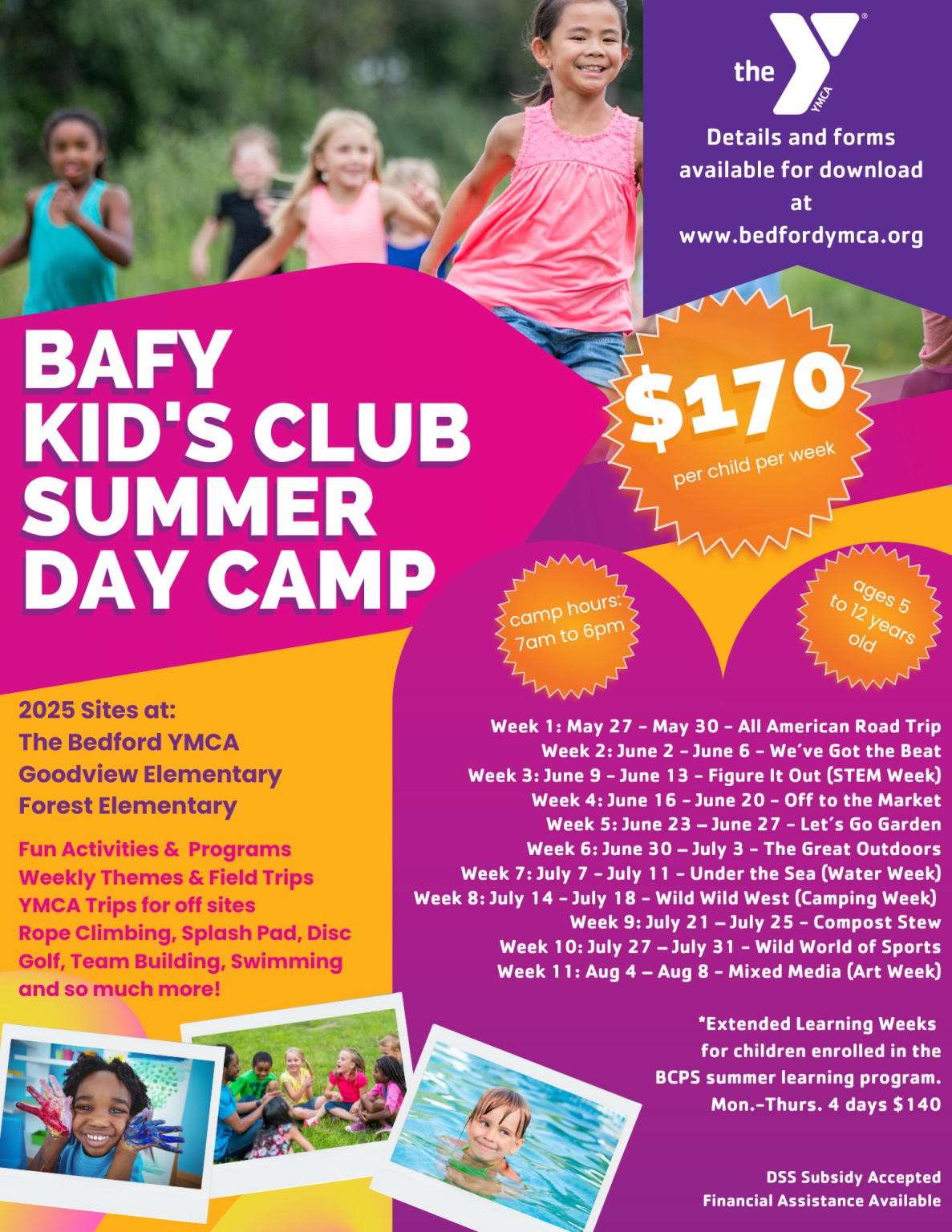 BAFY Summer Camp | YMCA